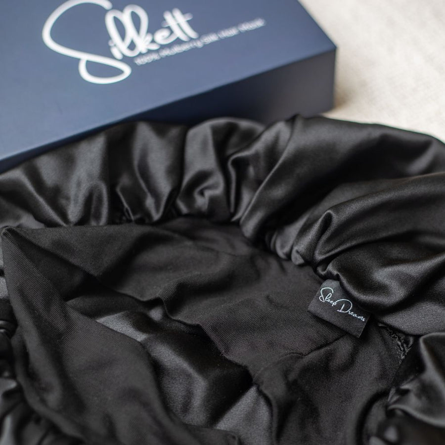 Silkett™ Premium - 100% Pure Mulberry Silk Hair Bonnet – Sleep Dreams ...